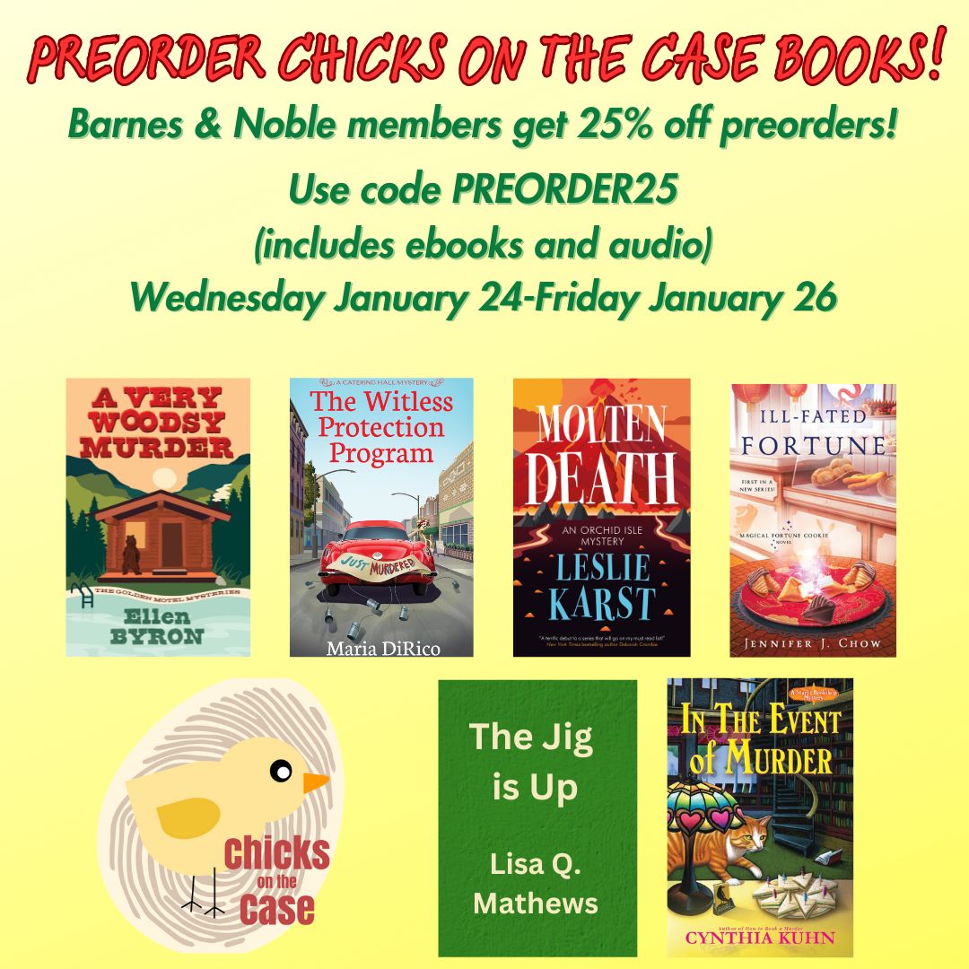 Special Alert: Preorder Deal on Chicks’ Books – Chicks on the Case